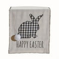 Easter Table Runner - Premium Double-Layer Cotton Linen Fabric, Hand ...