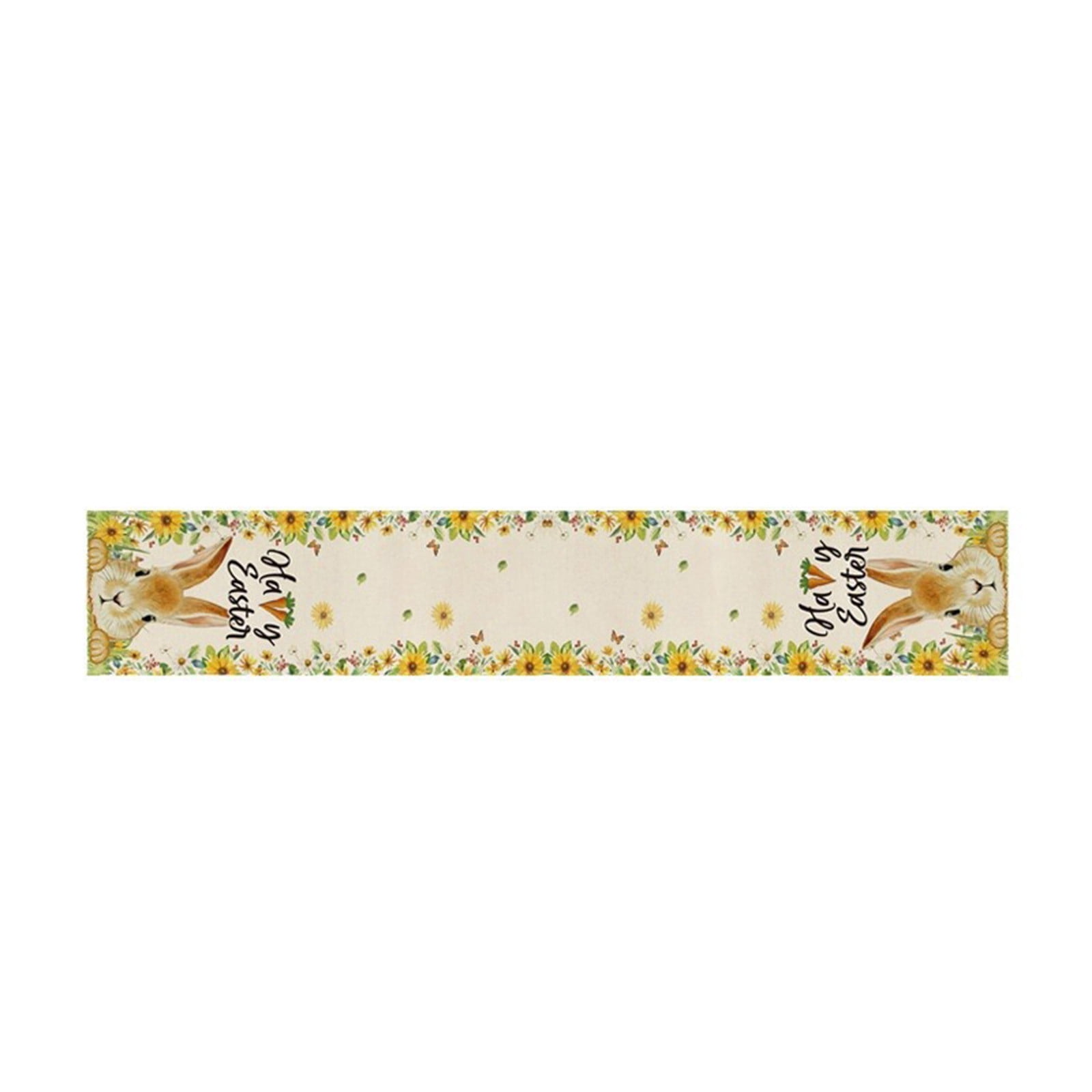 Easter Tablecloth Linen Table Runner With High-End Natural Texture ...