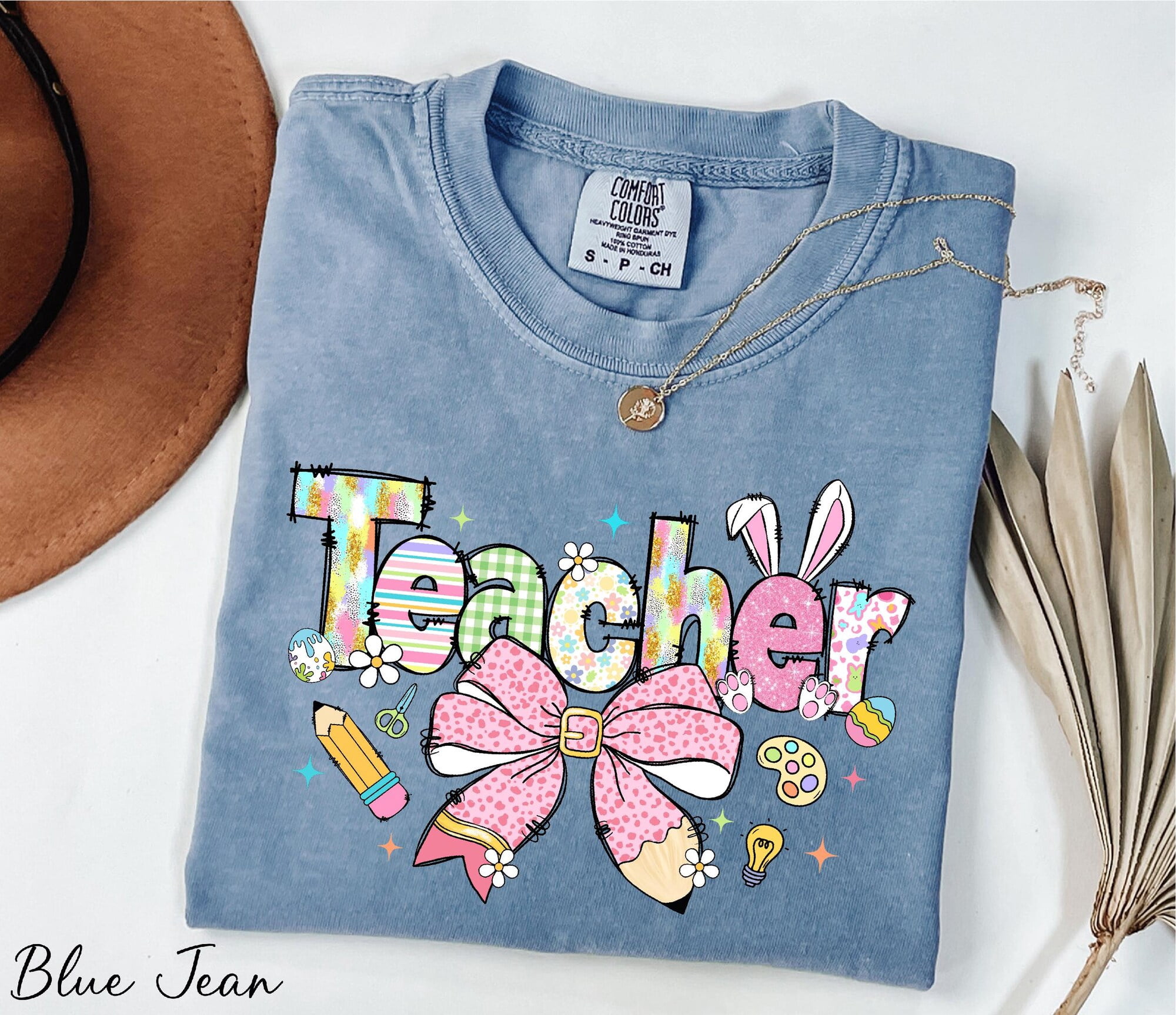 Easter Teacher Shirt Happy Easter Shirt Cute Easter Gift for Teacher ...