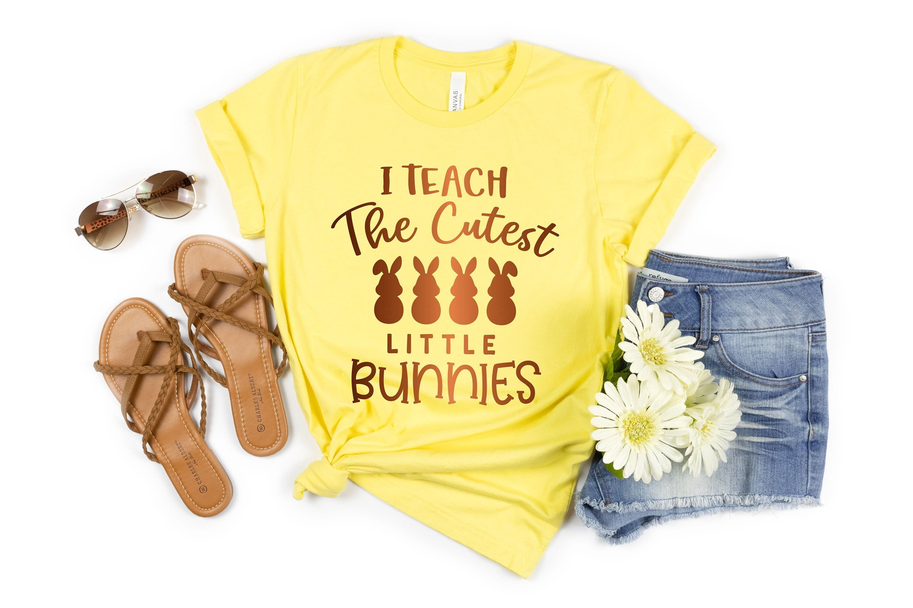 Easter Teacher Shirt, I Teach The Cutest Little Bunnies, Easter Bunny ...