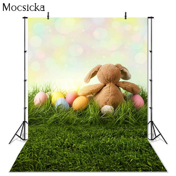 Easter Theme Photography Background Spring Egg Bunny Decoration Props ...