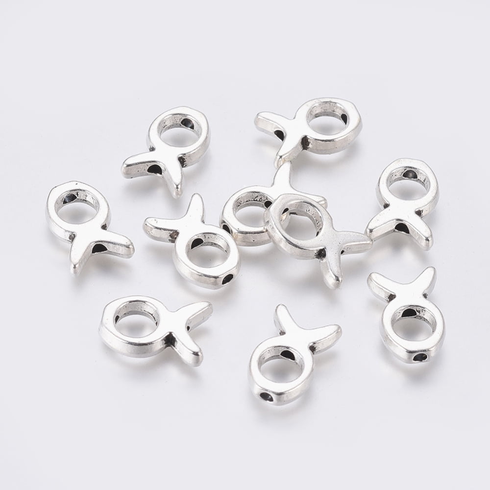 Easter Theme Silver Style Fish/Ichthys Ichthus For EaserBead Frames for ...