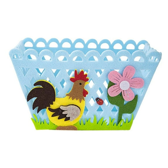 Easter Themed Storage Baskets Featuring Cute Bunny and Chicken Designs ...