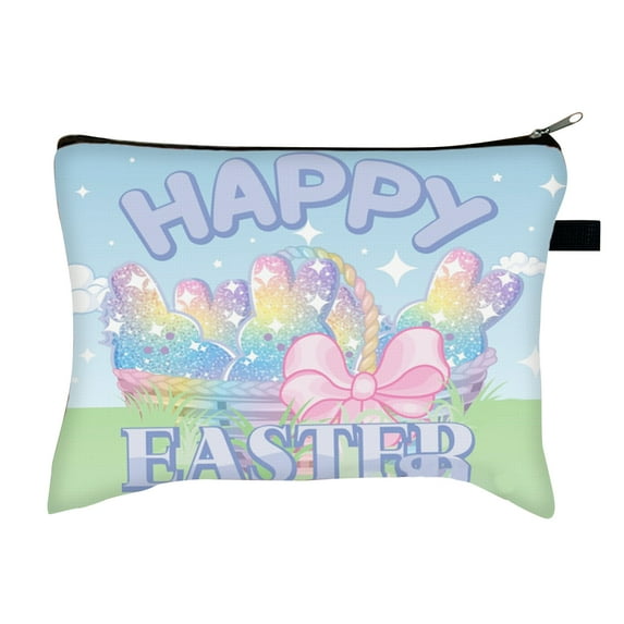 Easter Themed Storage Pouch, Large Capacity Portable Organizer For ...