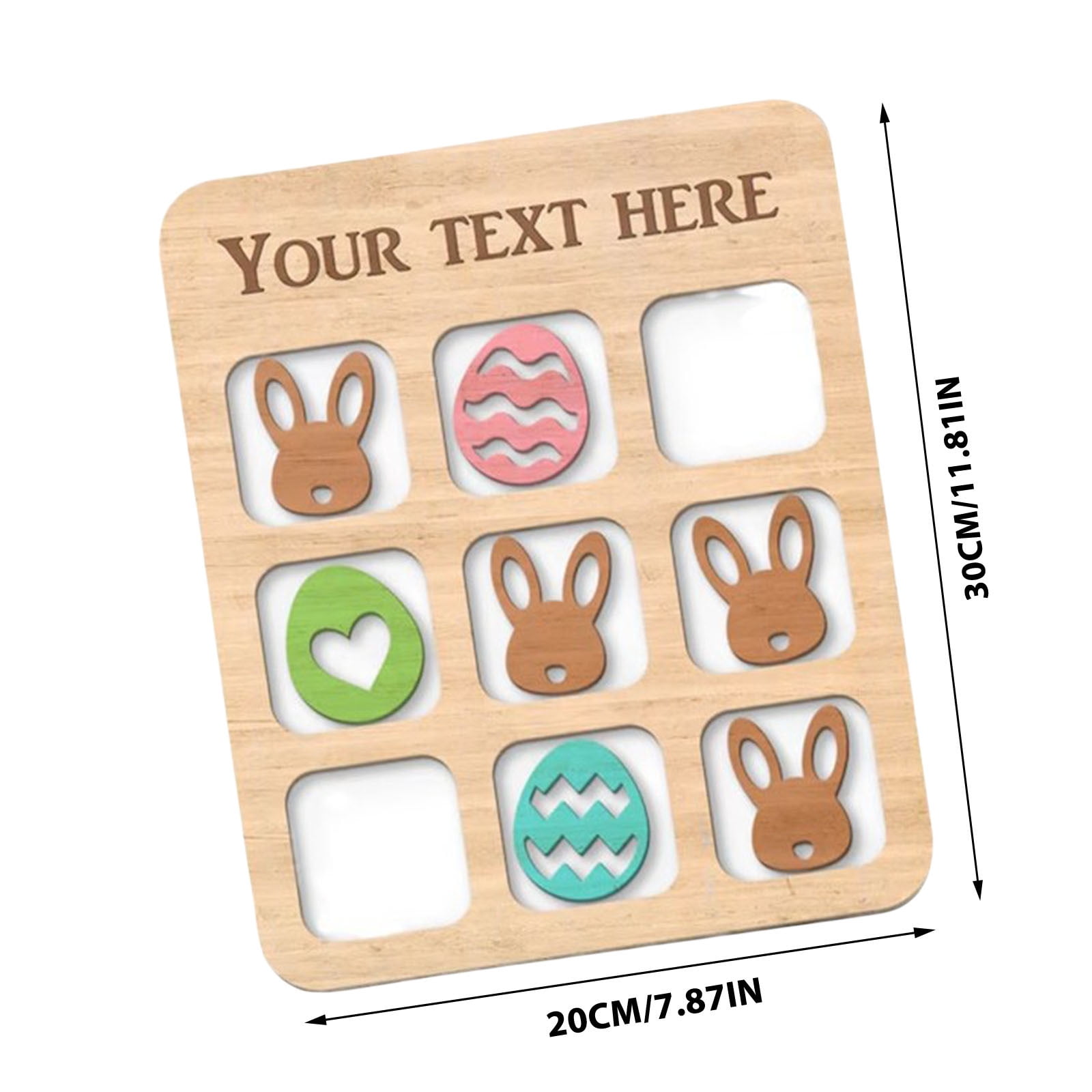 Easter Tic Tac Toe Game for Boy Girl, Easter Mini Board Game Toys with ...