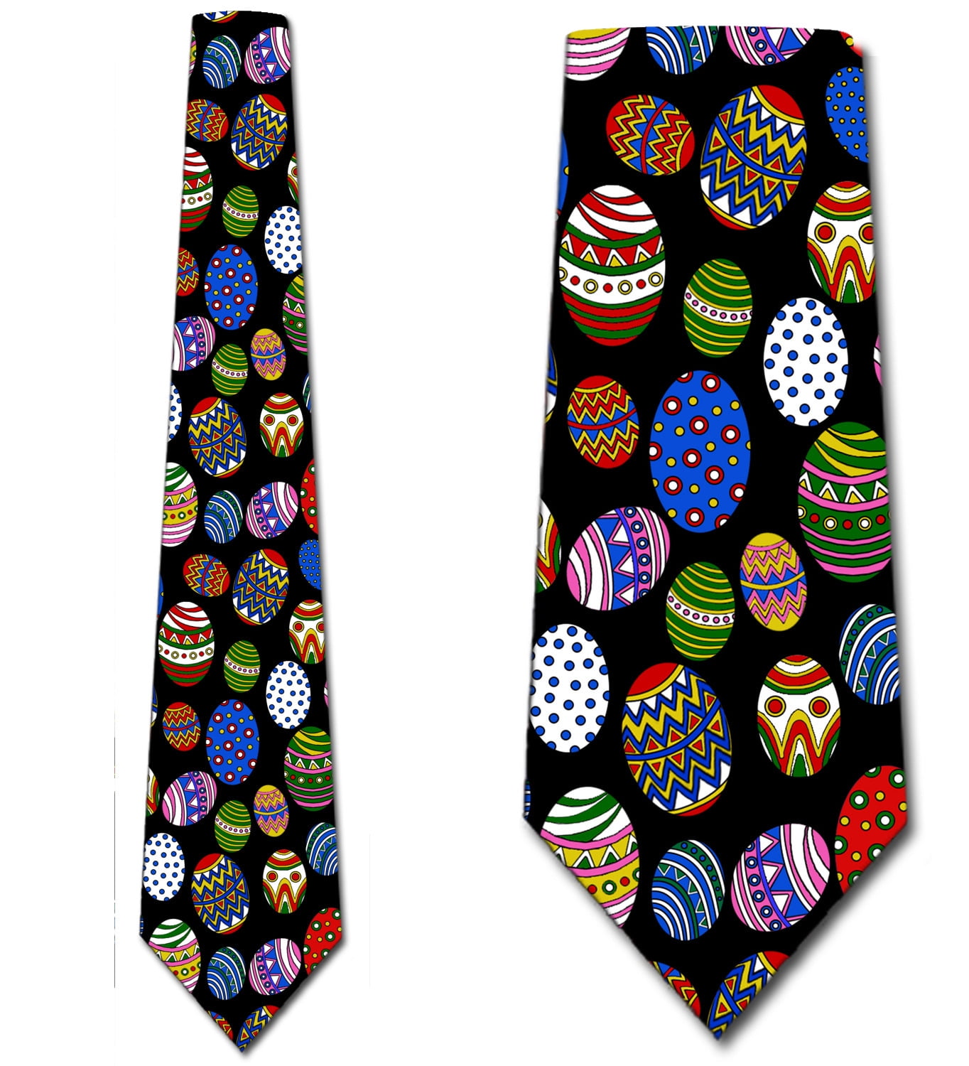 Easter Ties Mens Easter Egg Holiday Necktie by Three Rooker - Walmart.com