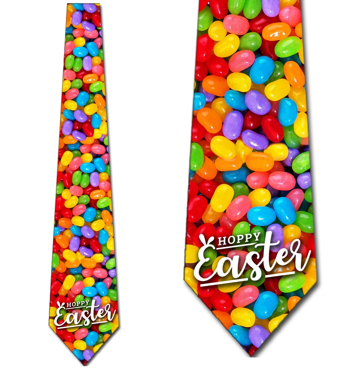 Easter Ties Mens Jelly Bean Necktie Candy Tie by Three Rooker - Walmart.com