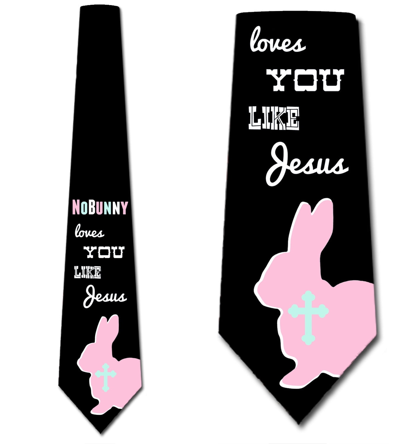 Easter Ties Mens Religious Holiday Cross Necktie by Three Rooker ...
