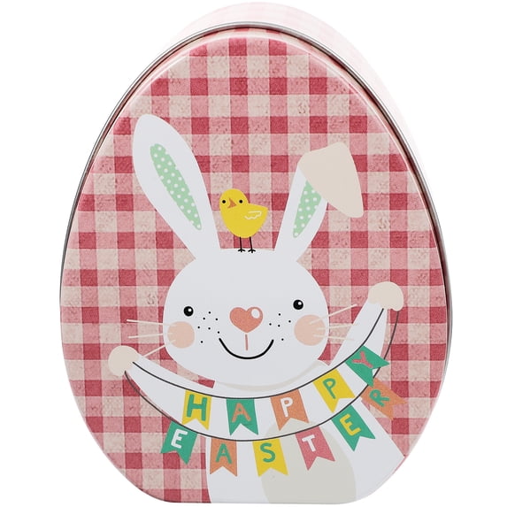 Easter Tinplate Storage Case Easter Bunny Holder Easter Bunny ...