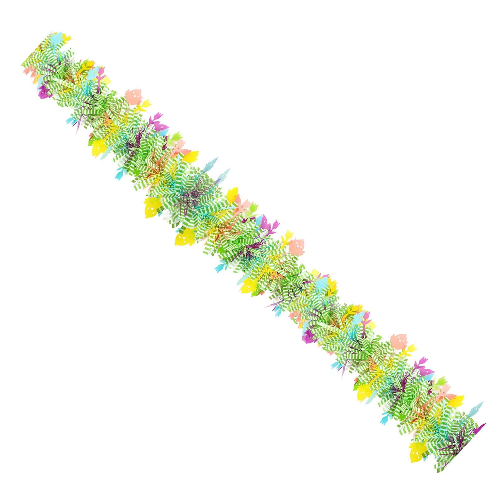 Easter Tinsel Garlands - 6.6ft Colorful Fringe Garland with Eggs ...