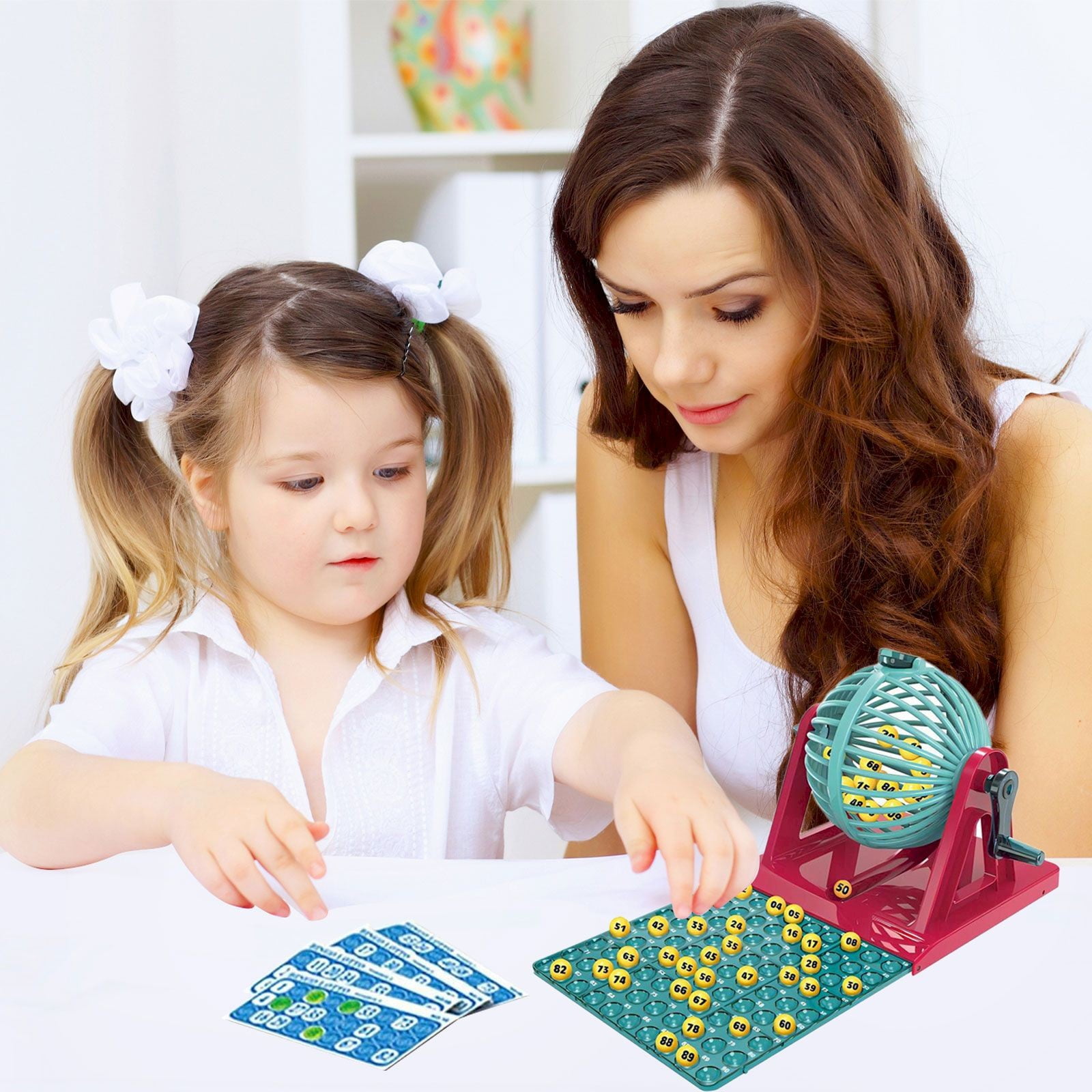 Easter Toys Shake Lucky Ball Machine Mini Machine Portable Bingo ...