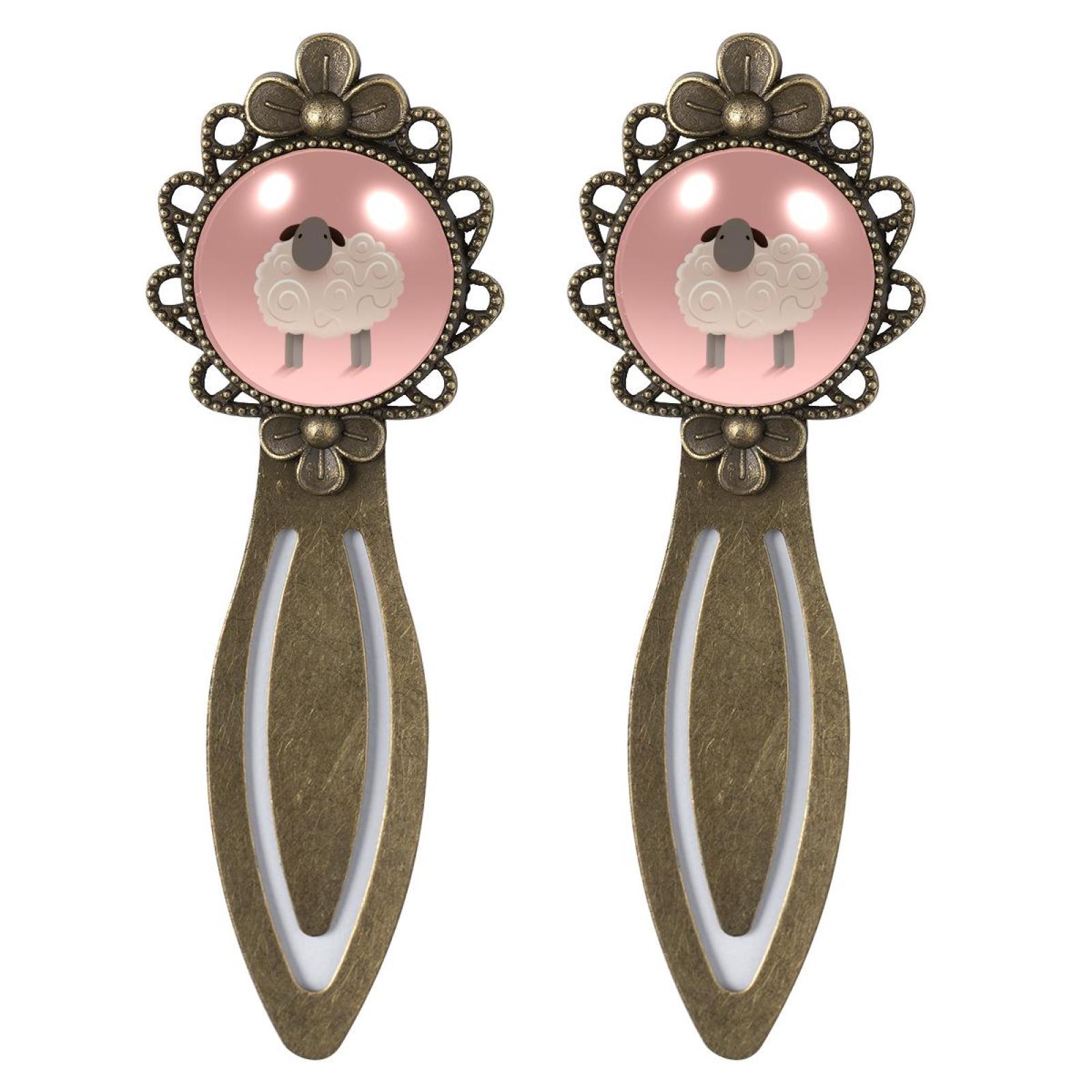 Easter Vintage Copper-Colored Lace Bookmarks: Set of 2 Stainless Steel ...