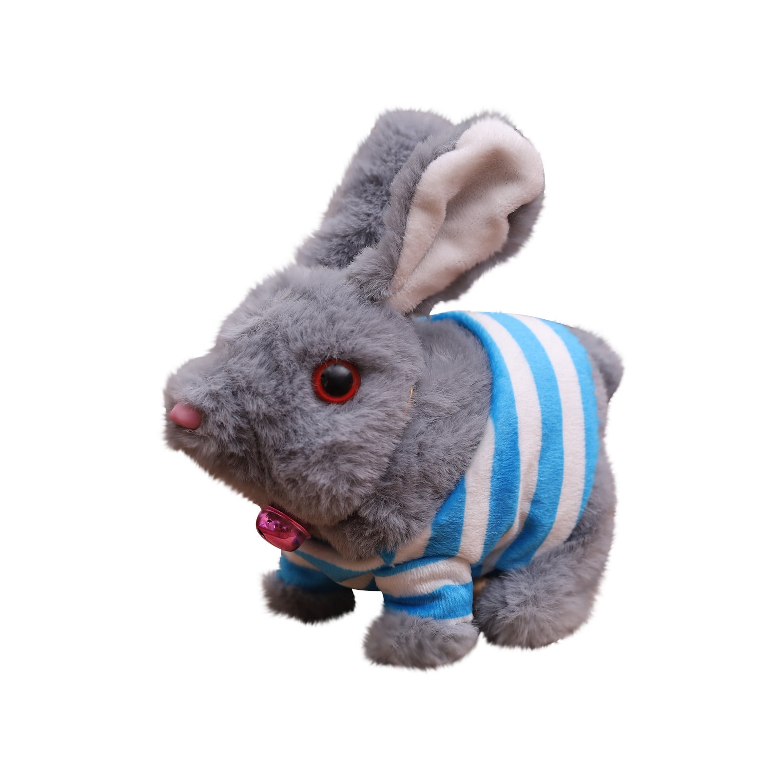 Easter Walking Stuffed Bunny, The Jumping Rabbit, Electronic Plush ...
