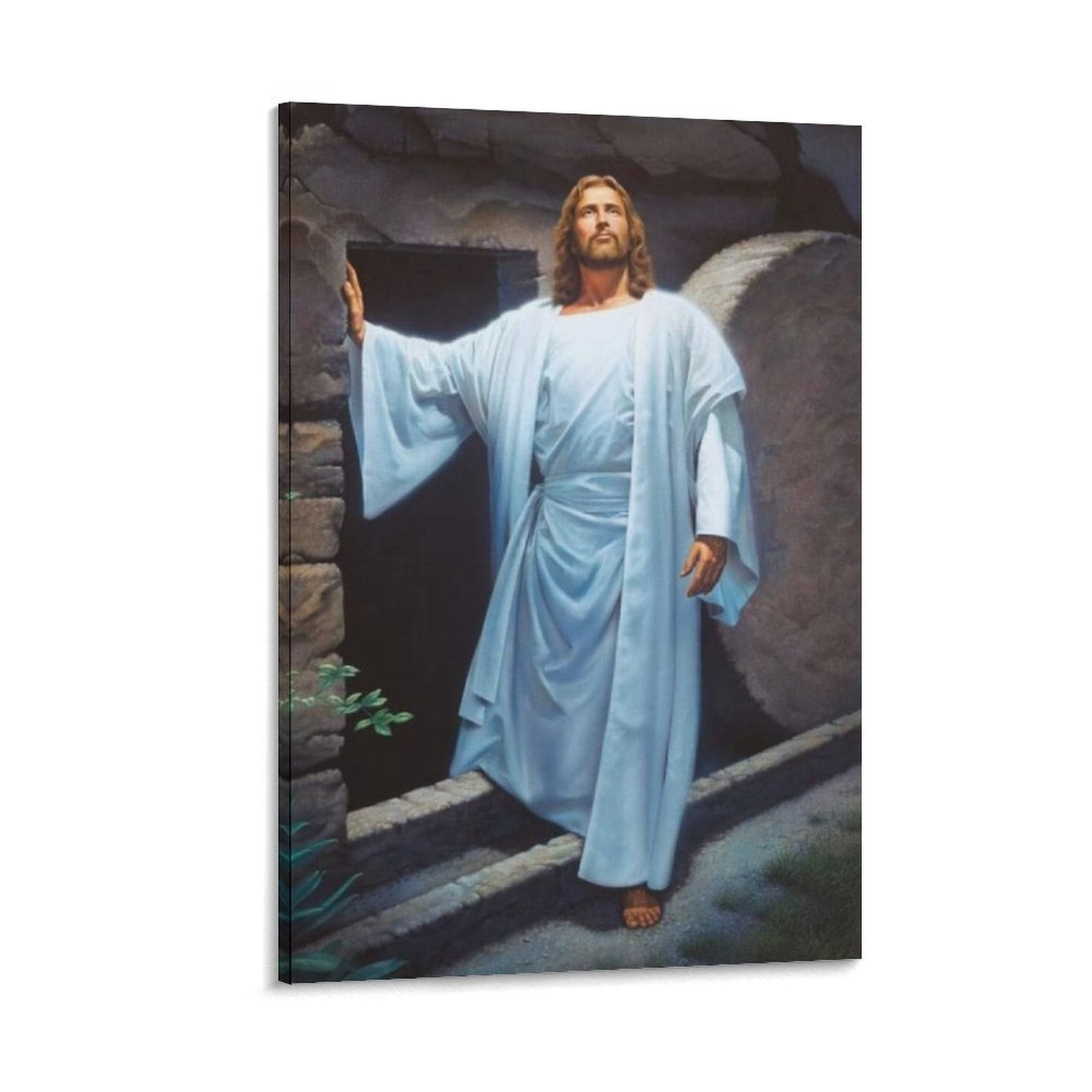 Easter Wall Art Jesus Walks Out of The Tomb Poster Empty Tomb Art ...