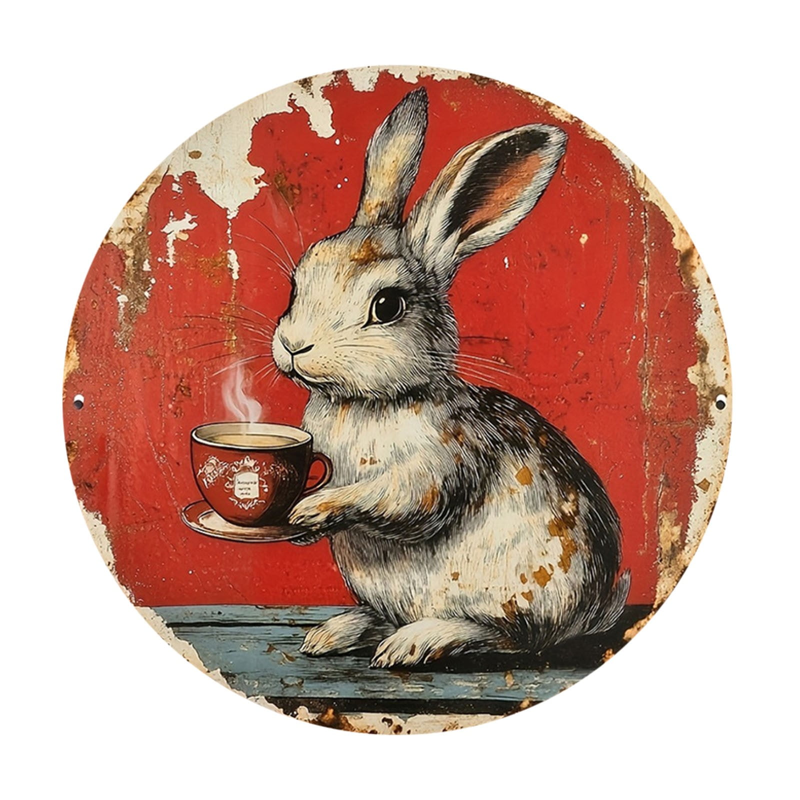 Easter Welcome Wreath Cute Bunny Happy Easter Signs for Front Door ...