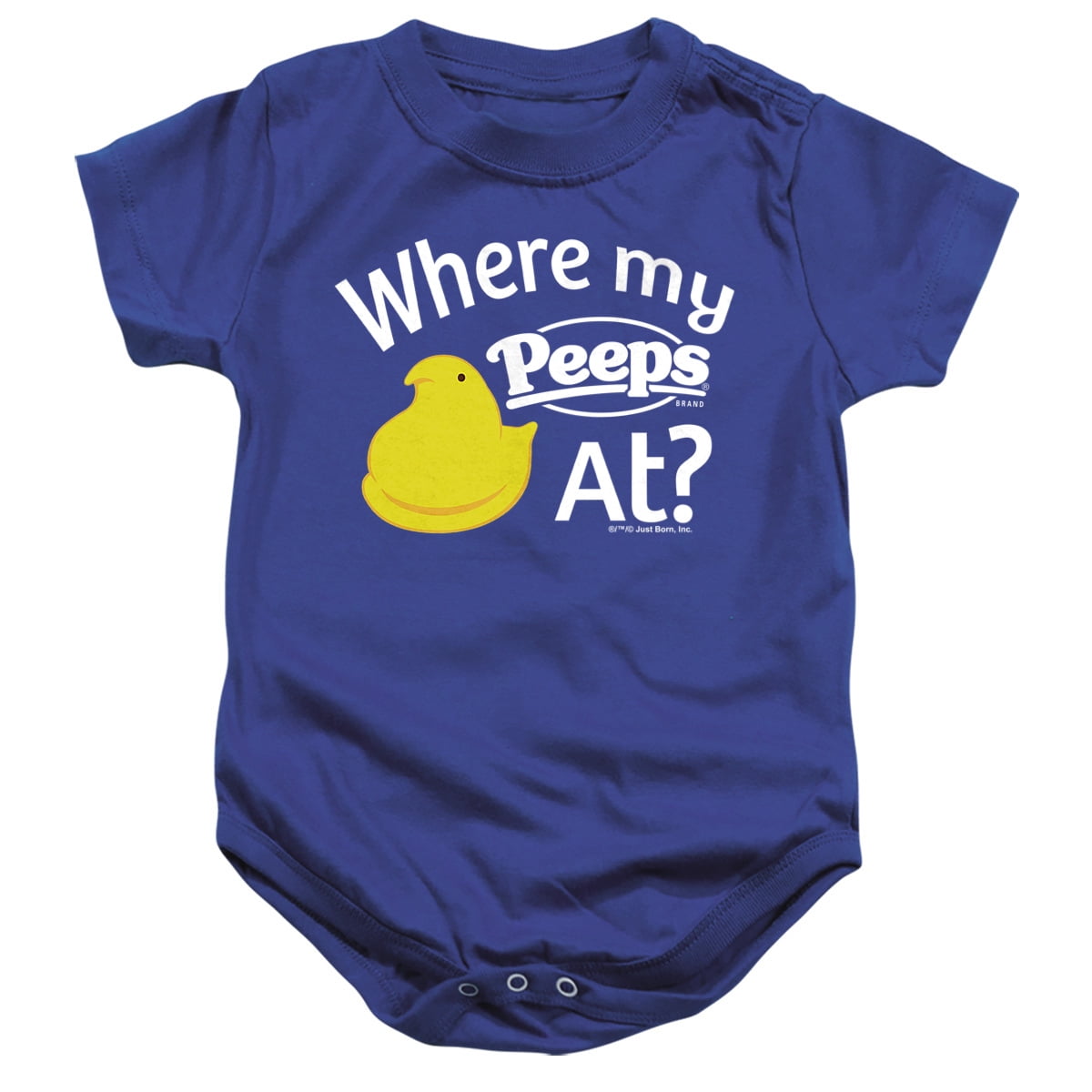 Easter Where My Peeps At Unisex Infant Snap Suit for Baby, Royal ...