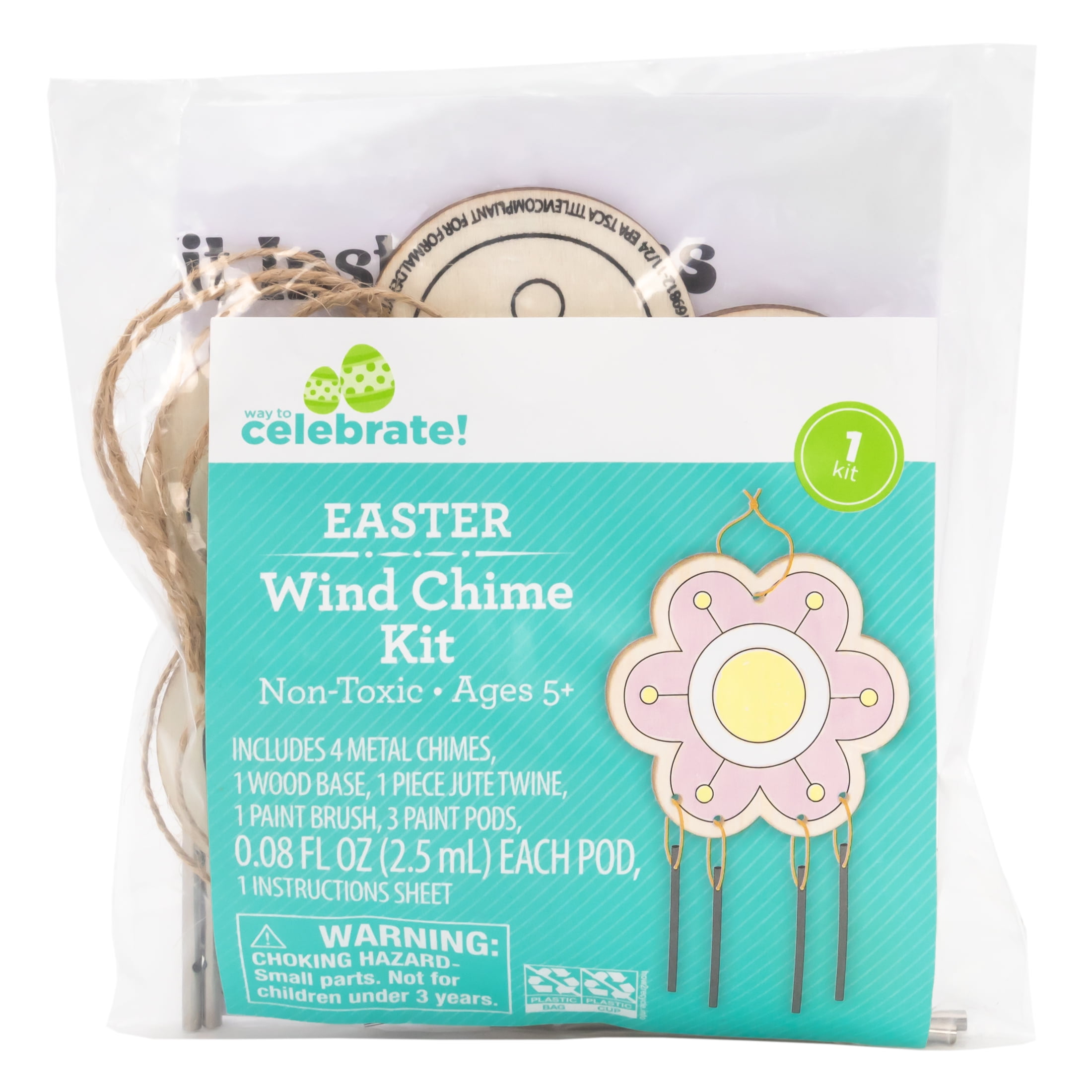Easter Wind Chime Kit, Daisy, by Way To Celebrate - Walmart.com