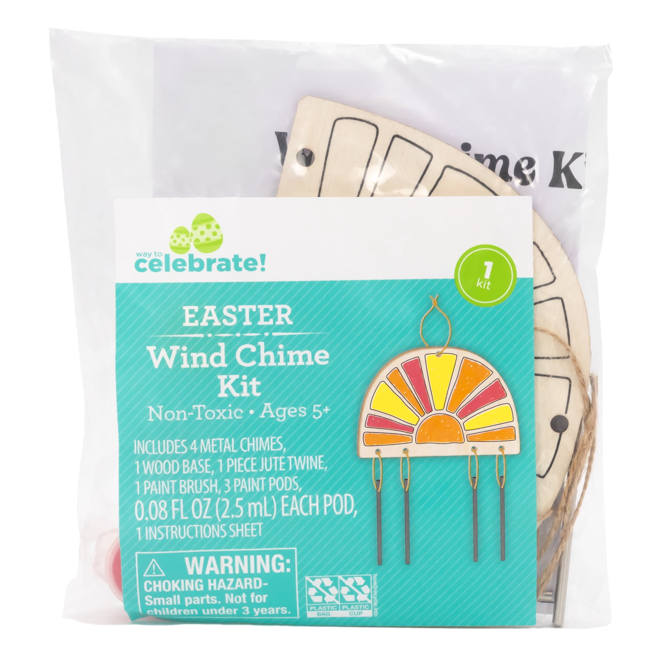 Easter Wind Chime Kit, Sun, by Way To Celebrate - Walmart Business Supplies