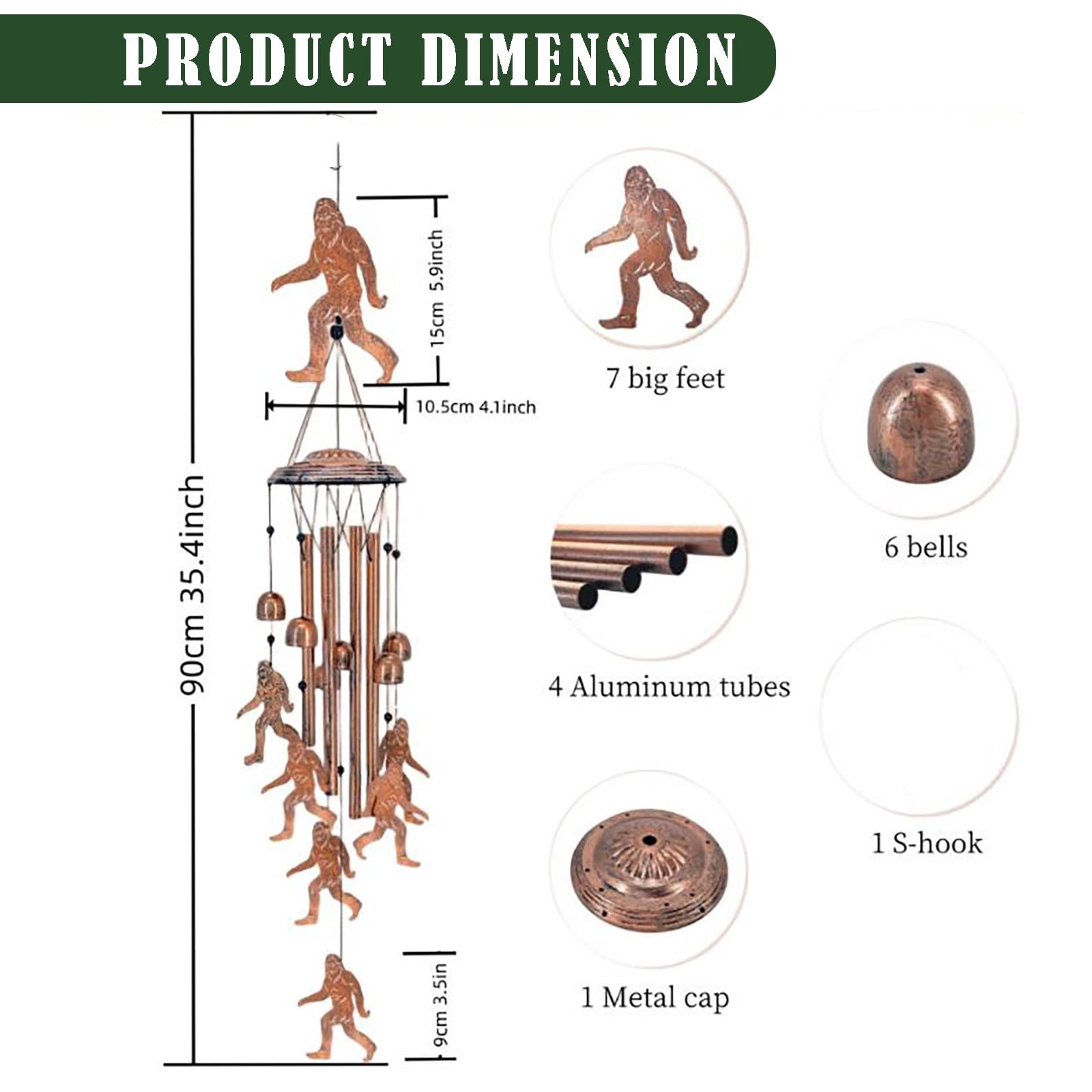 Easter Wind Chimes - Wind Chime Outdoor Gift Man/Woman/Dad/Grandpa ...