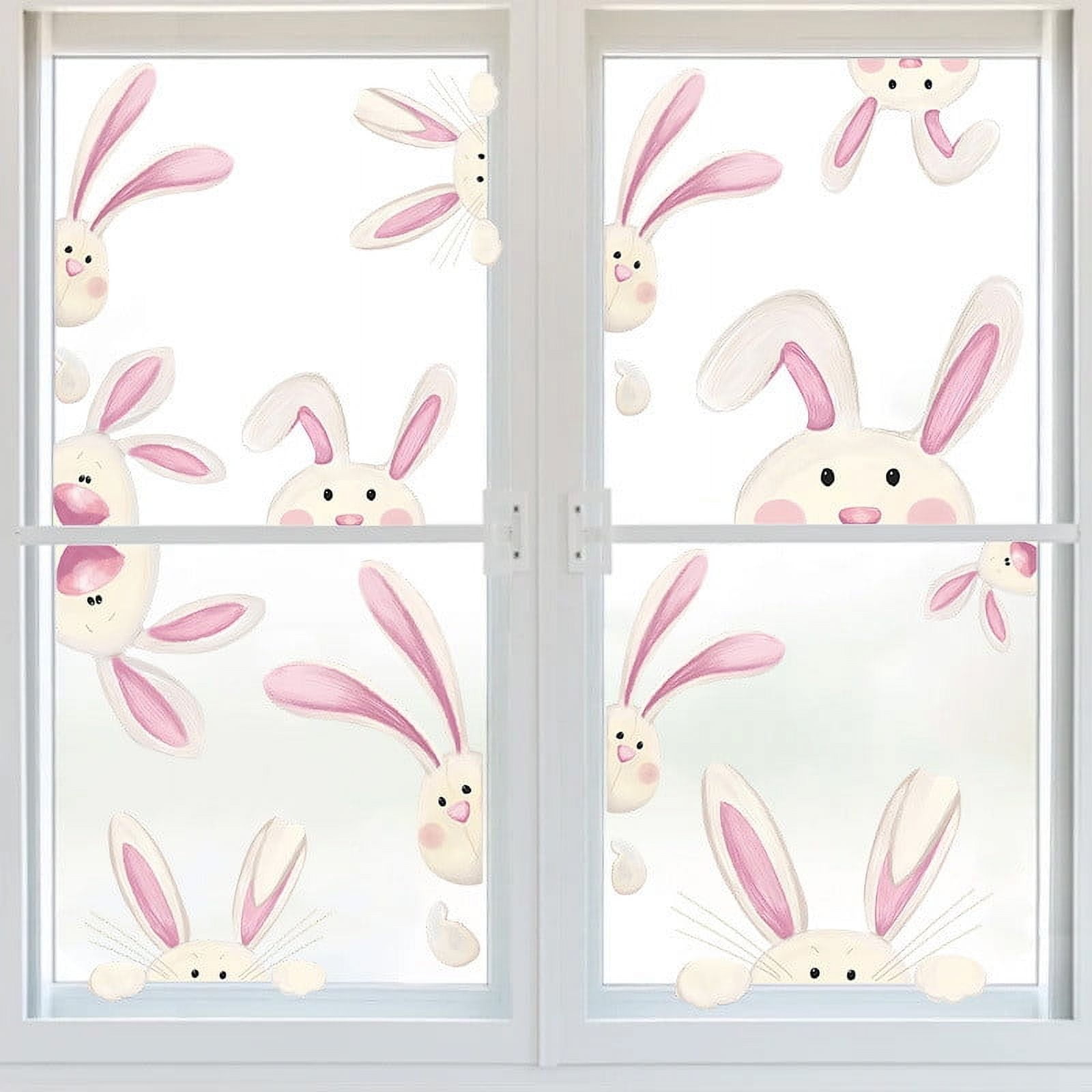Easter Window Clings Decorations - Easter Egg Wall Sticker, Cute Easter ...