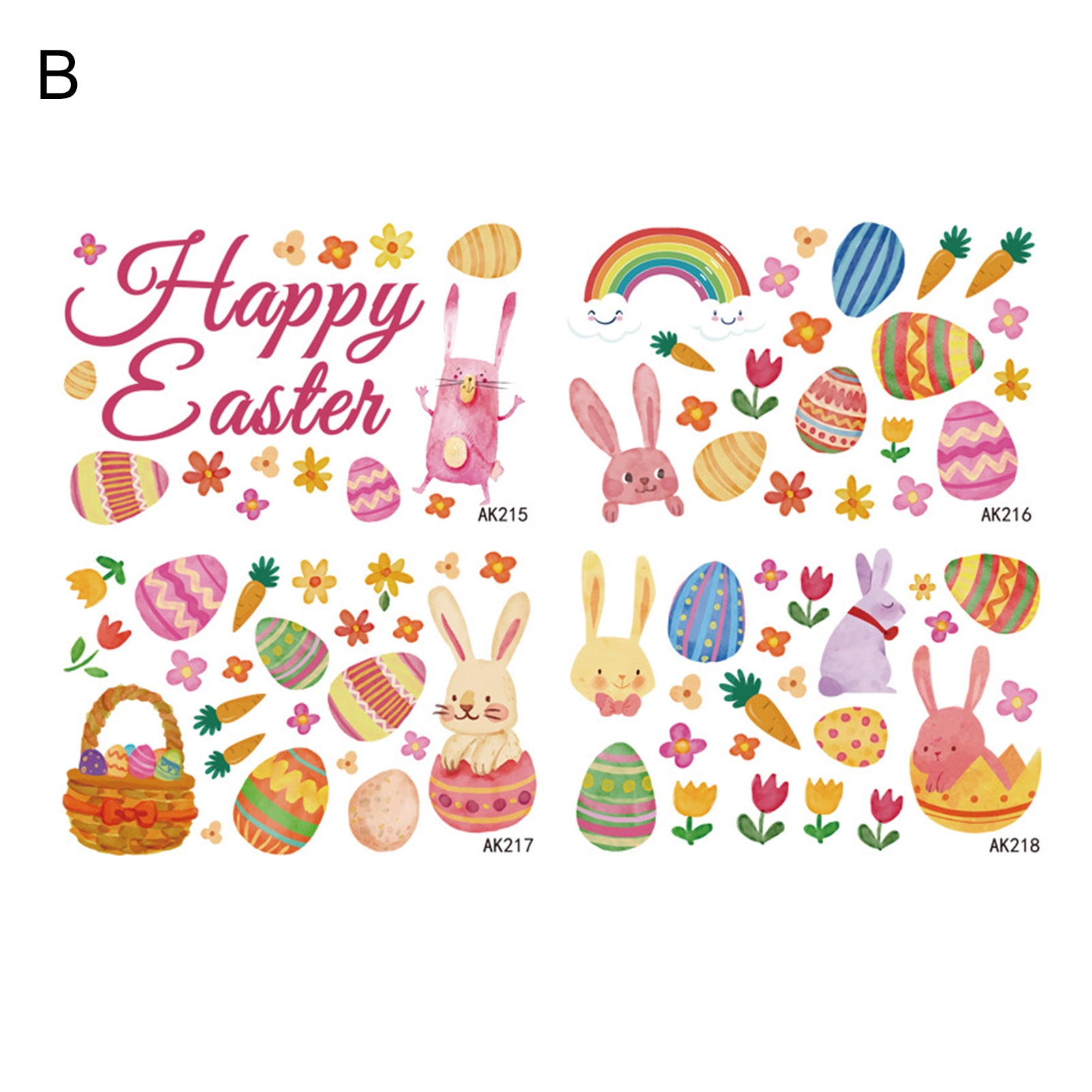 Easter Window Clings,Easter Window Sticker,Easter Window Decals, Easter ...