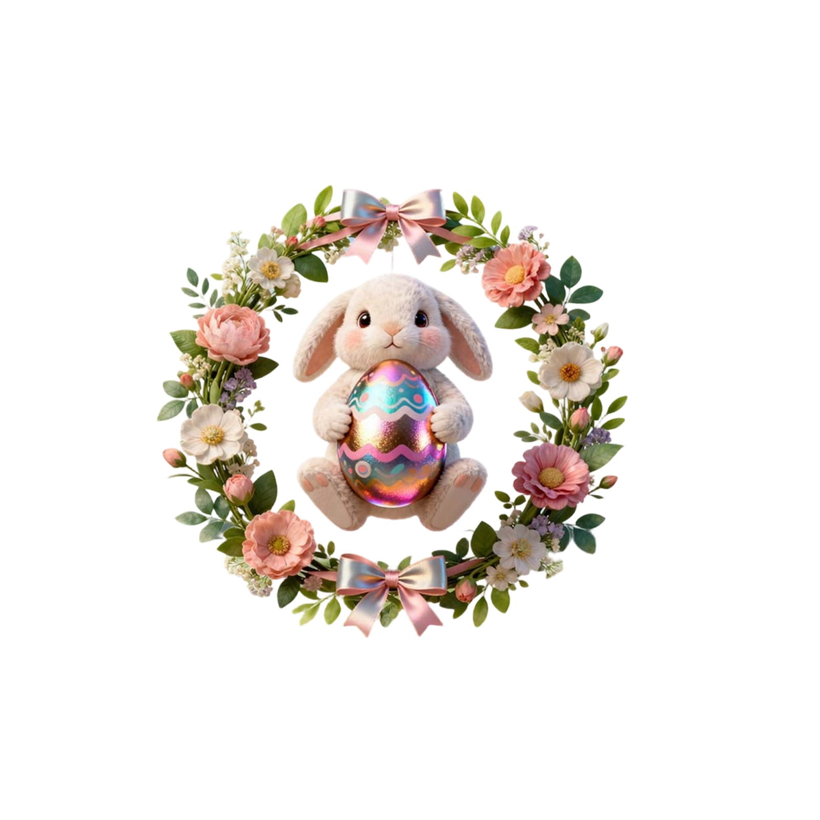 Easter Window Clings Flower Bunny Rabbit Egg Designs Cute Window ...
