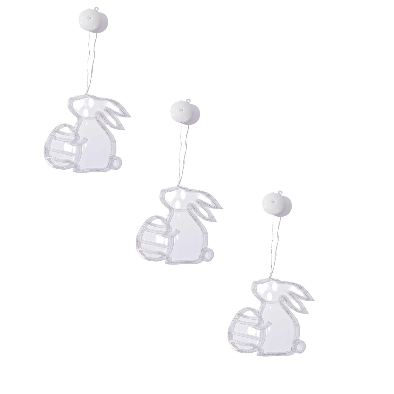 Easter Window Lights for Easter Decorations Indoor, Hanging Easter ...