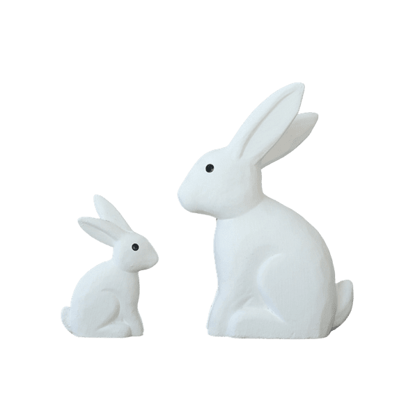 Easter Wooden Figurine, Home Decor, Children's Room, Creative Desktop ...