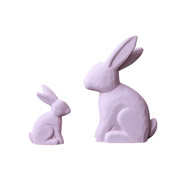 Easter Wooden Figurine, Home Decor, Children's Room, Creative Desktop ...