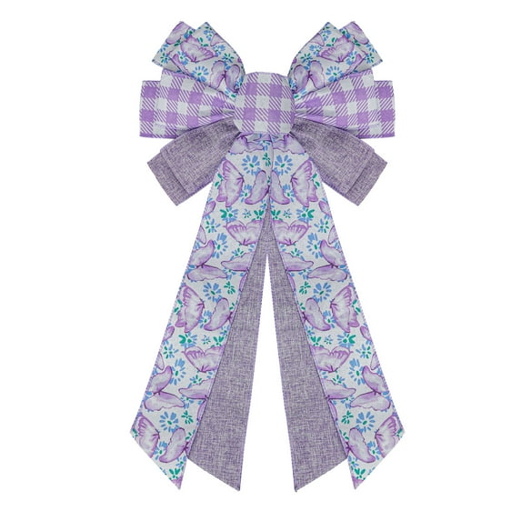 Easter Wreath Bows for Front Door Decorations, Easter Holiday ...