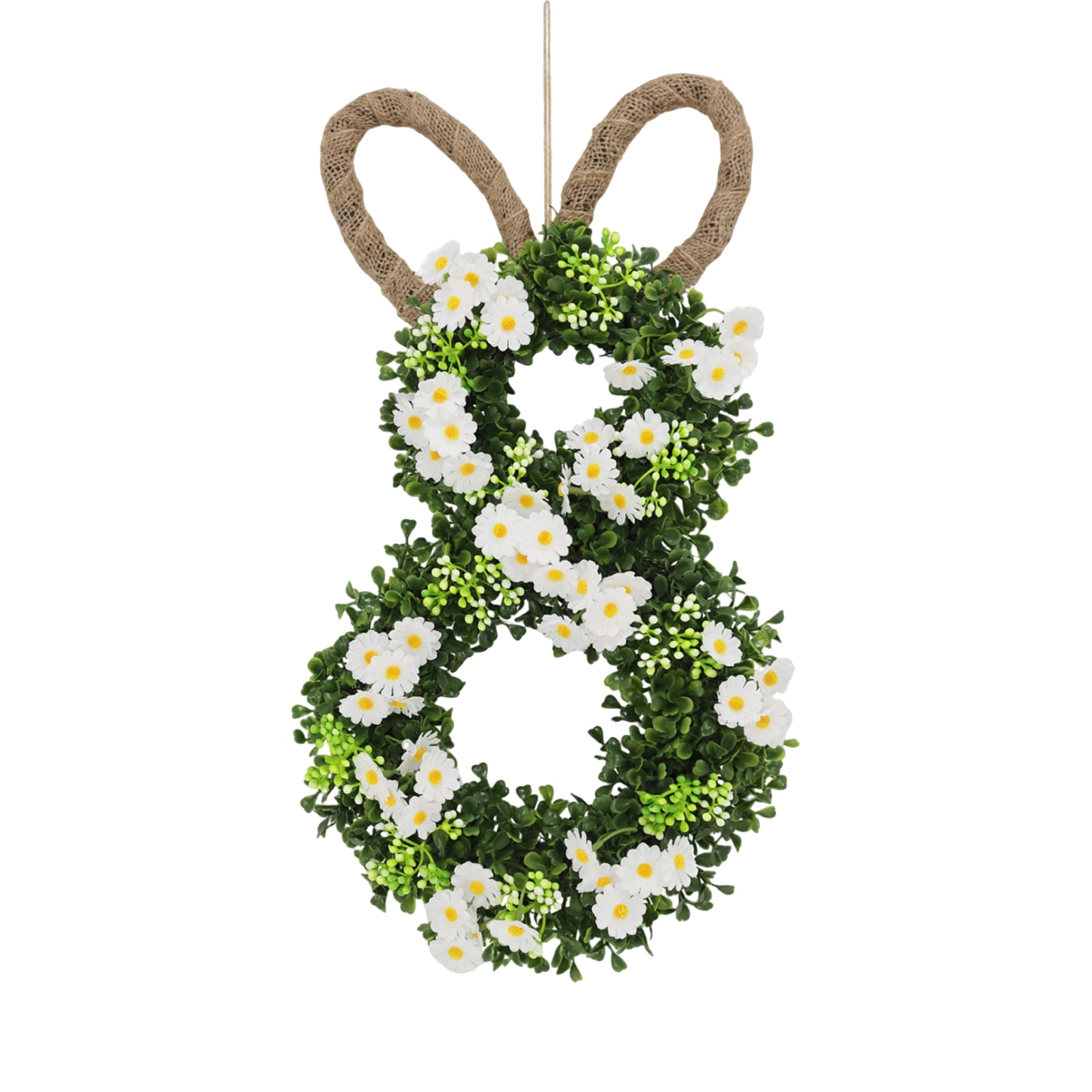 Easter Wreath Bunny Wreath Form Foldable Easter Bunny Wreath for ...