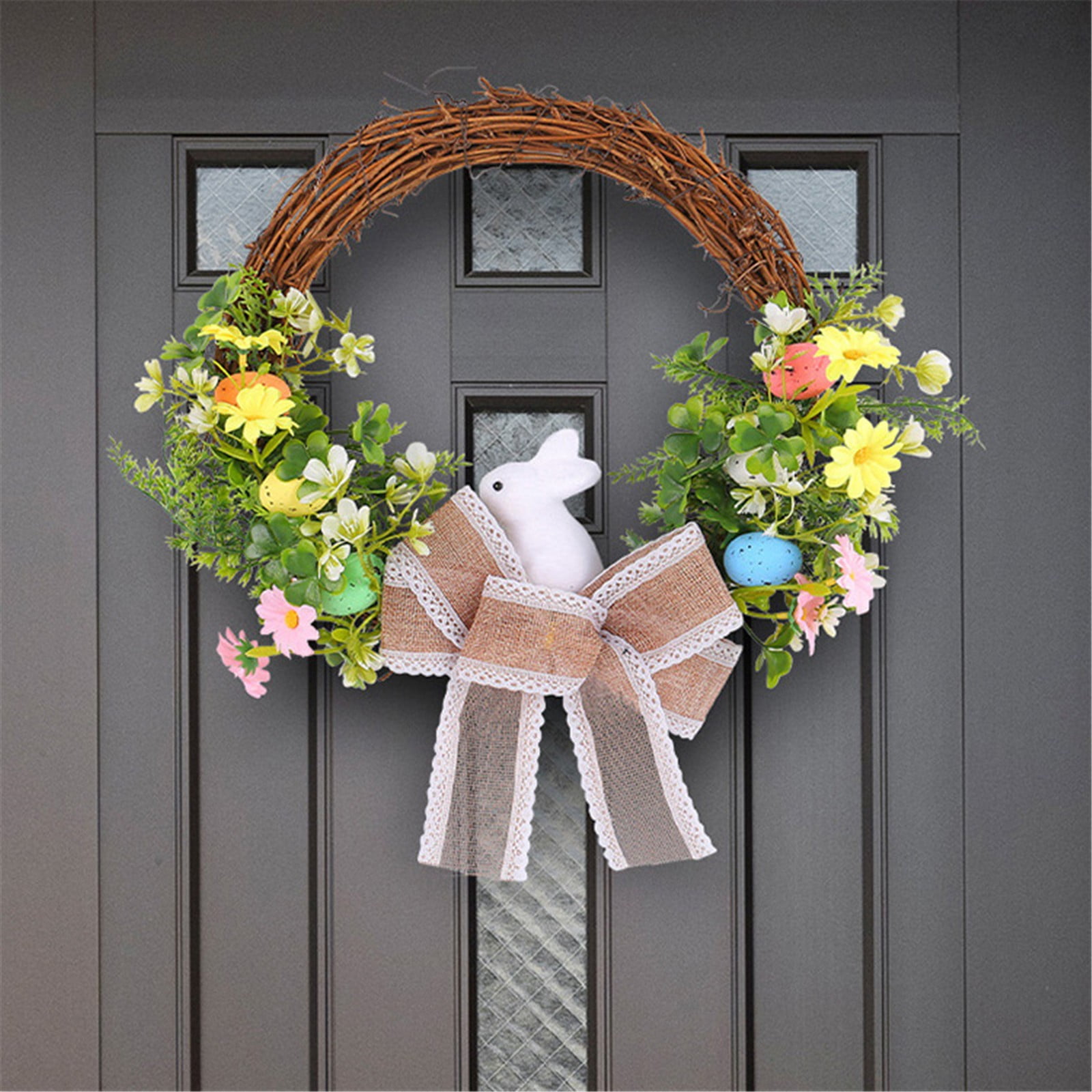 Easter Wreath Clearance!Easter Door Wreath Easter Wreaths For Front ...