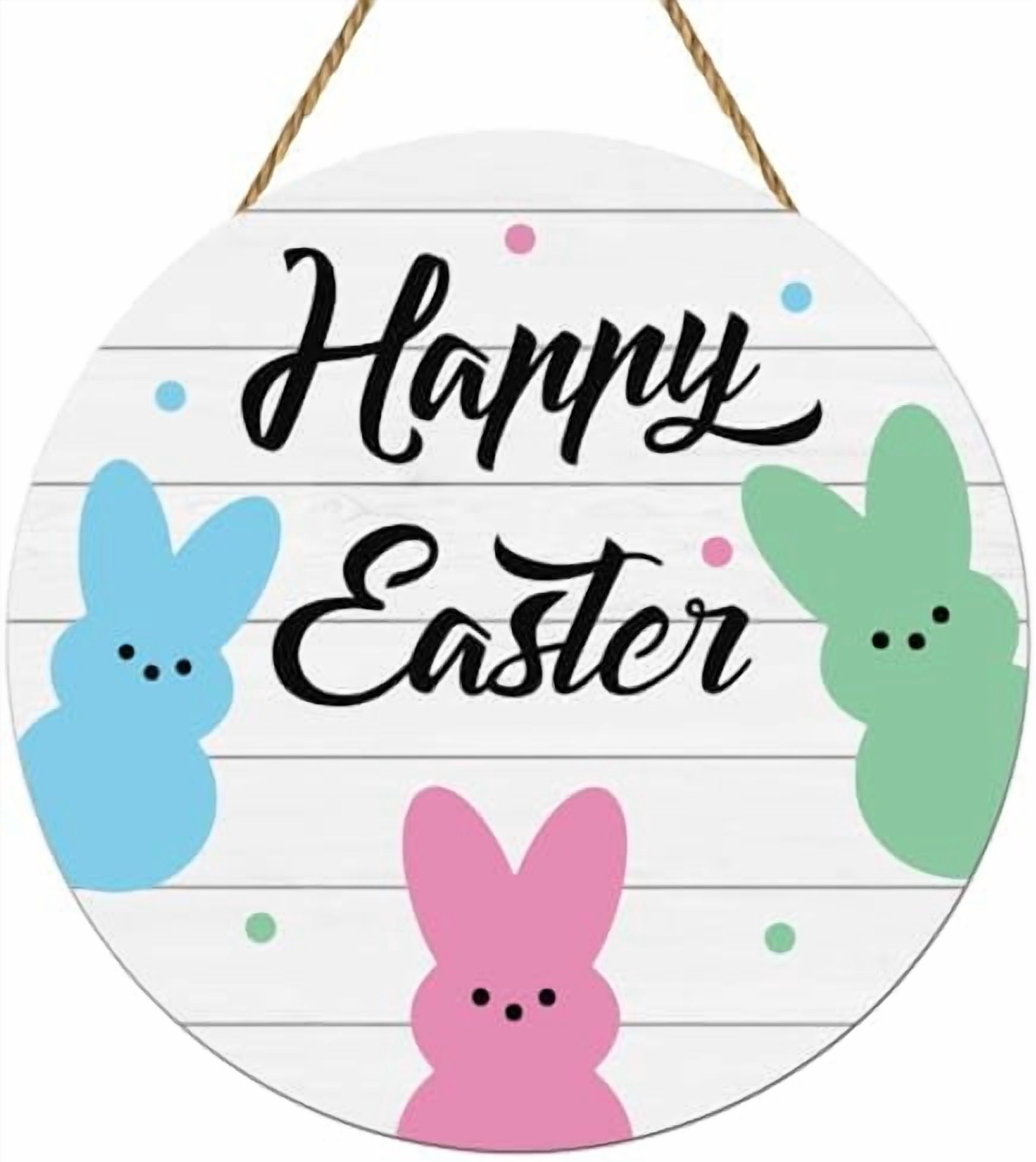 Easter Wreaths for Front Door Decor Easter Door Decorations Cute Bunny ...