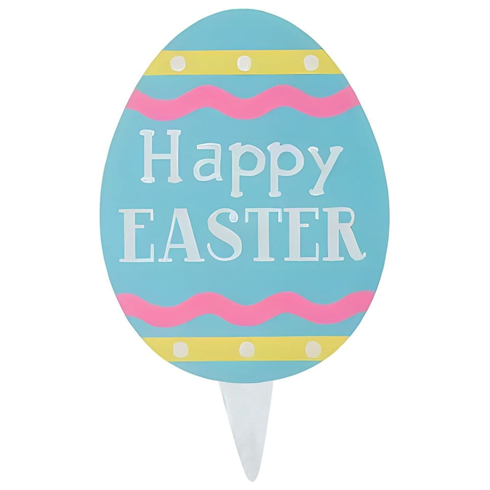 Easter Yard Signs Decorations Outdoor Colorful Cute Easter Egg Yard ...