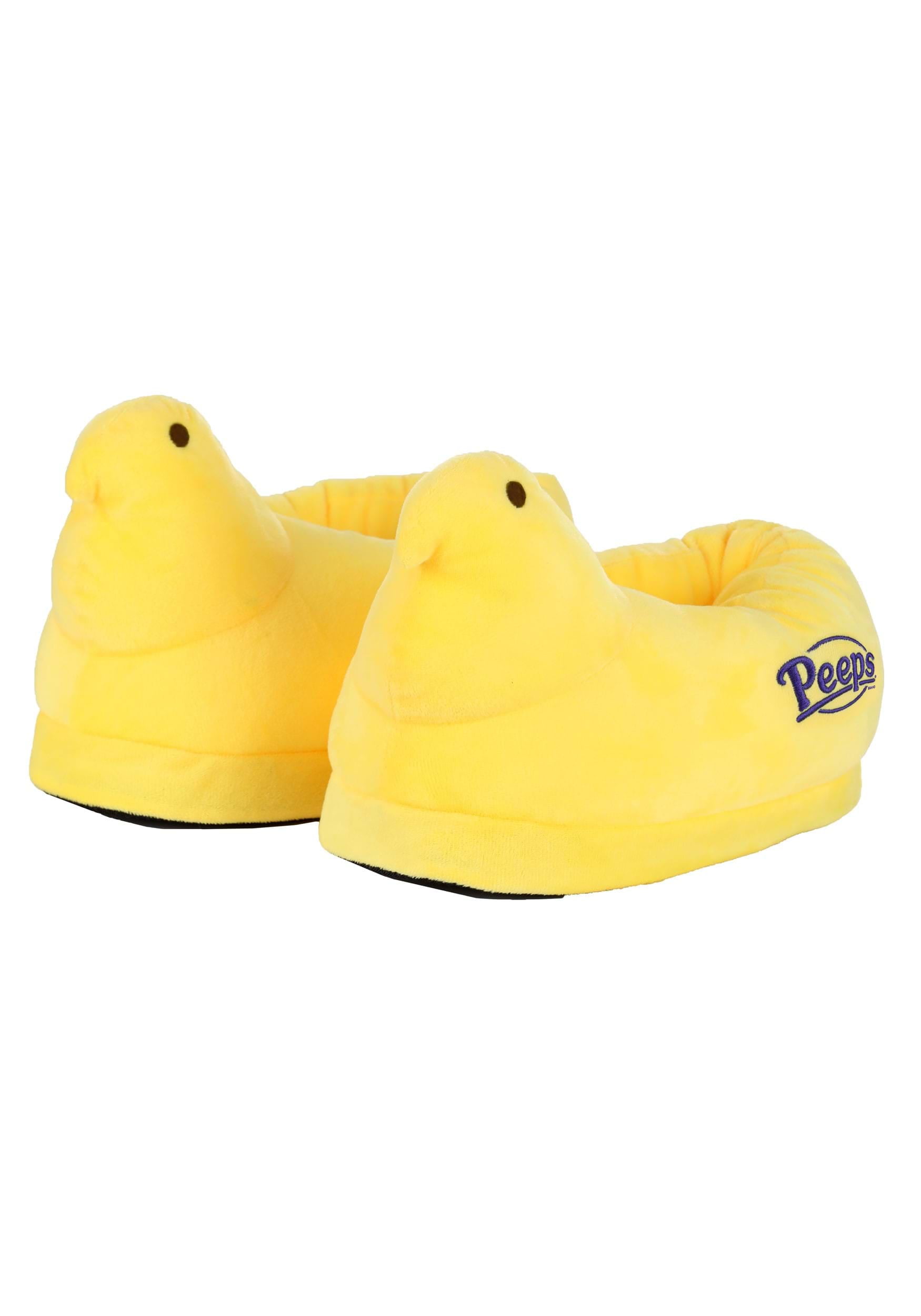 Classic Cute Yellow Peeps Easter House Slippers for Adults - Walmart.com