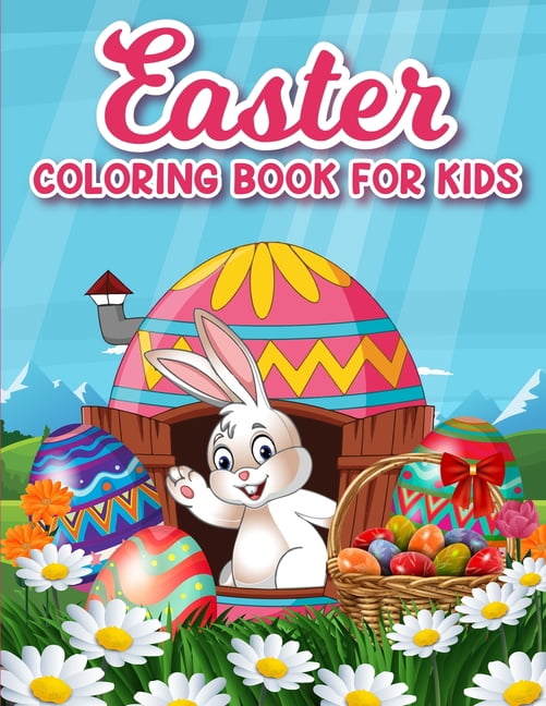 Easter coloring book for kids: 50 Easter Coloring filled image Book for ...