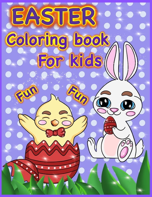 Easter coloring book for kids, fun: Funny And Amazing Easter Coloring ...