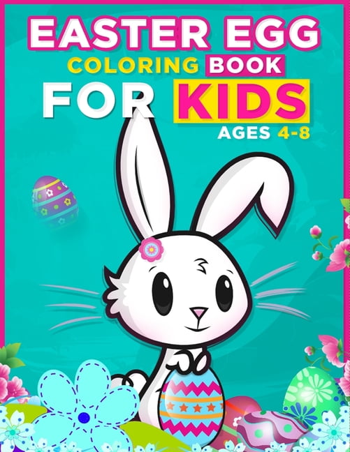 Easter egg coloring book for kids ages 4-8: Kids Mandala egg coloring ...