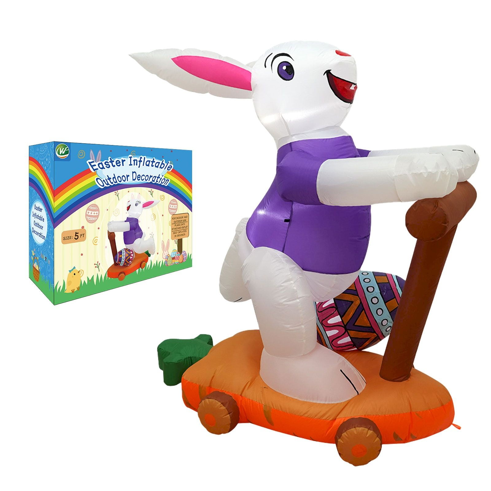 Easter party decorations 2025 Easter Bunny Inflatable | Outdoor Yard ...