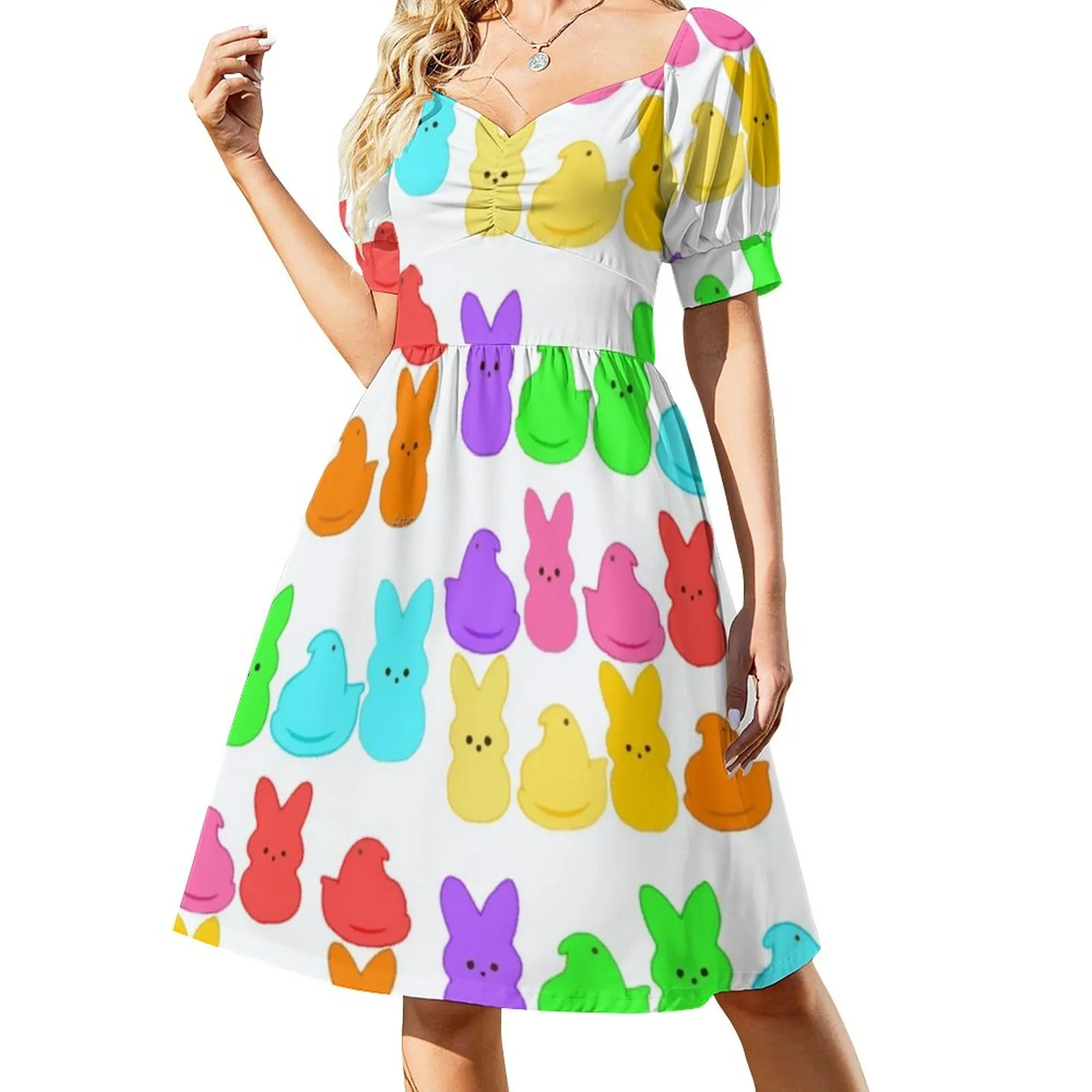 Easter peeps! Sleeveless Dress prom dresses 2024 dresses with long ...