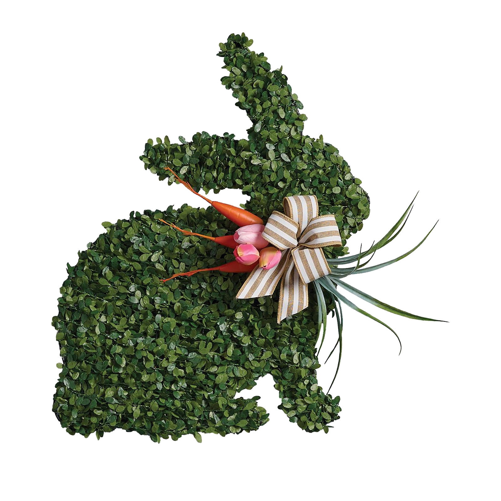 Easter wreath hangers for front door Artificial Easter Wreath Bunny ...