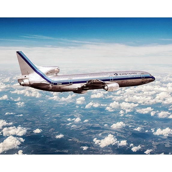 Eastern Air Lines Lockheed L-1011 TriStar - 12x18 Inch Laminated ...