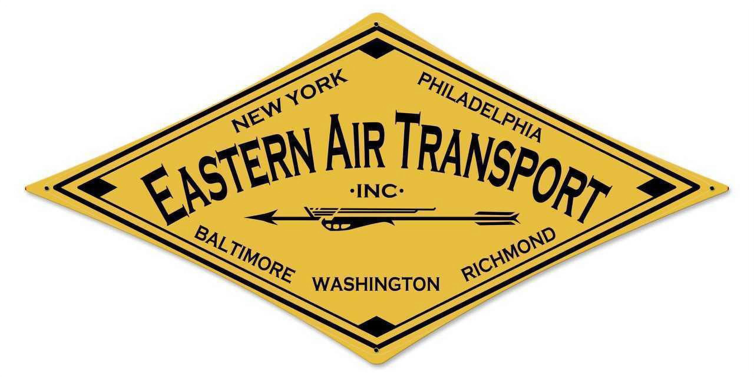 Eastern Air Transport Metal Sign, Retro Aviation, Defunct Airline SIG ...