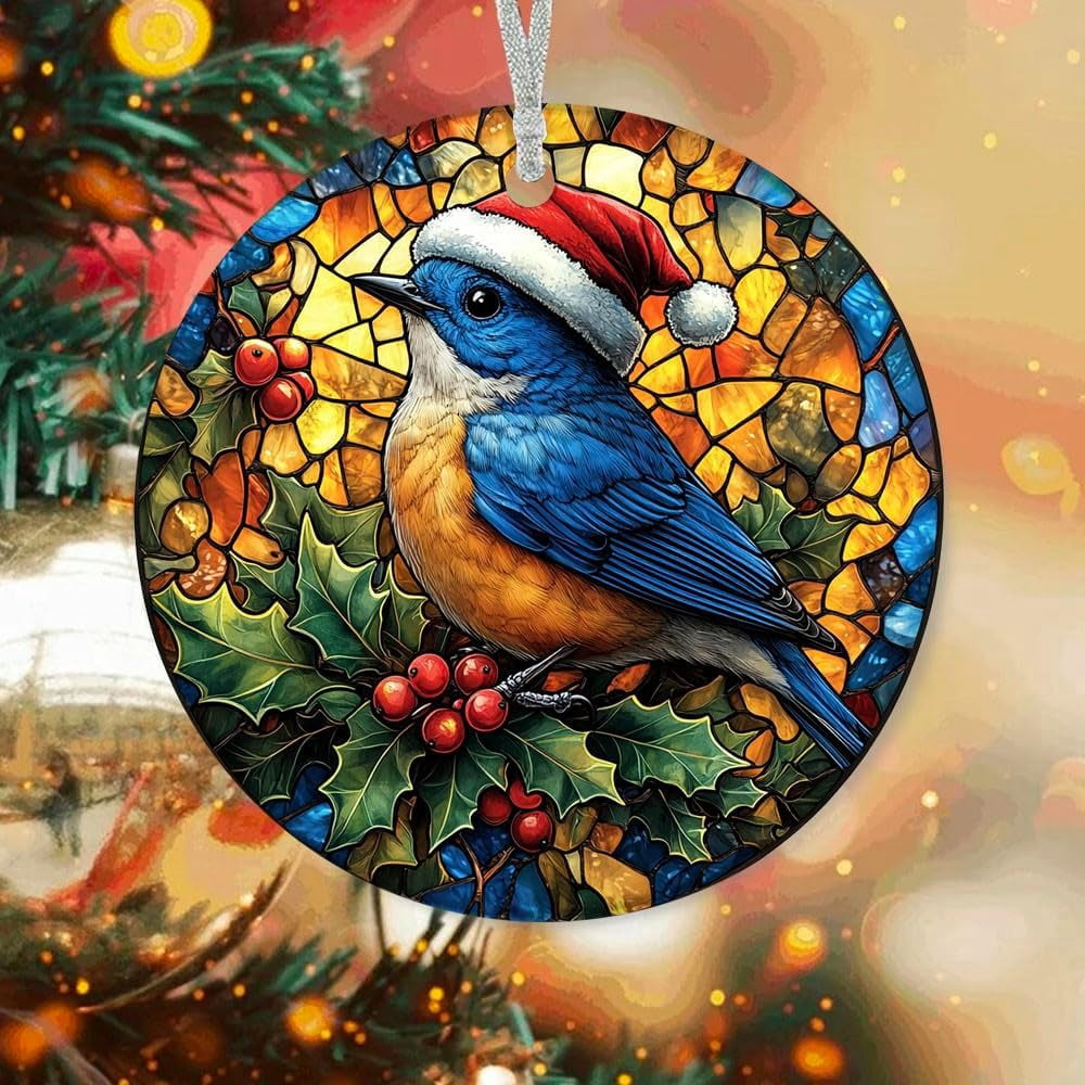 Eastern Bluebird Custom Ornaments 2025, Eastern Bluebird Ornament ...