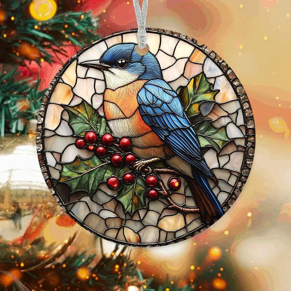 Eastern Bluebird Custom Ornaments 2025, Eastern Bluebird Ornament ...