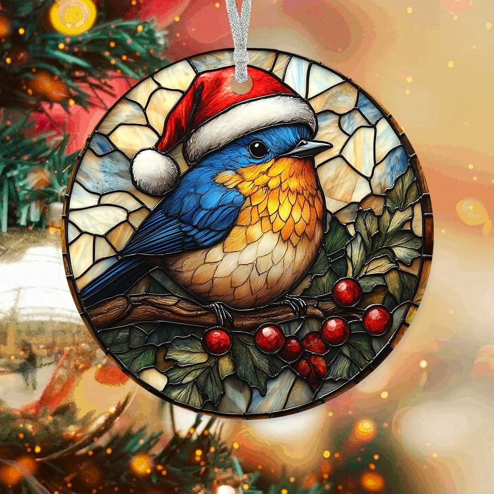 Eastern Bluebird Custom Ornaments 2025, Eastern Bluebird Ornament ...