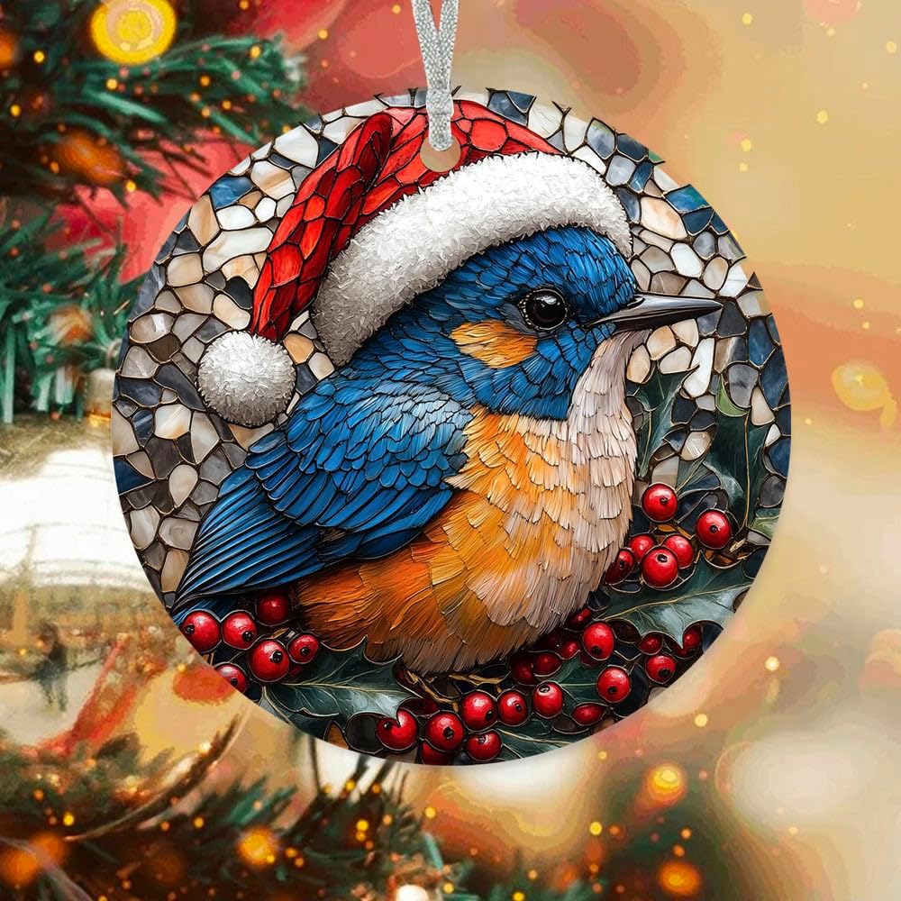 Eastern Bluebird Custom Ornaments 2025, Eastern Bluebird Ornament ...