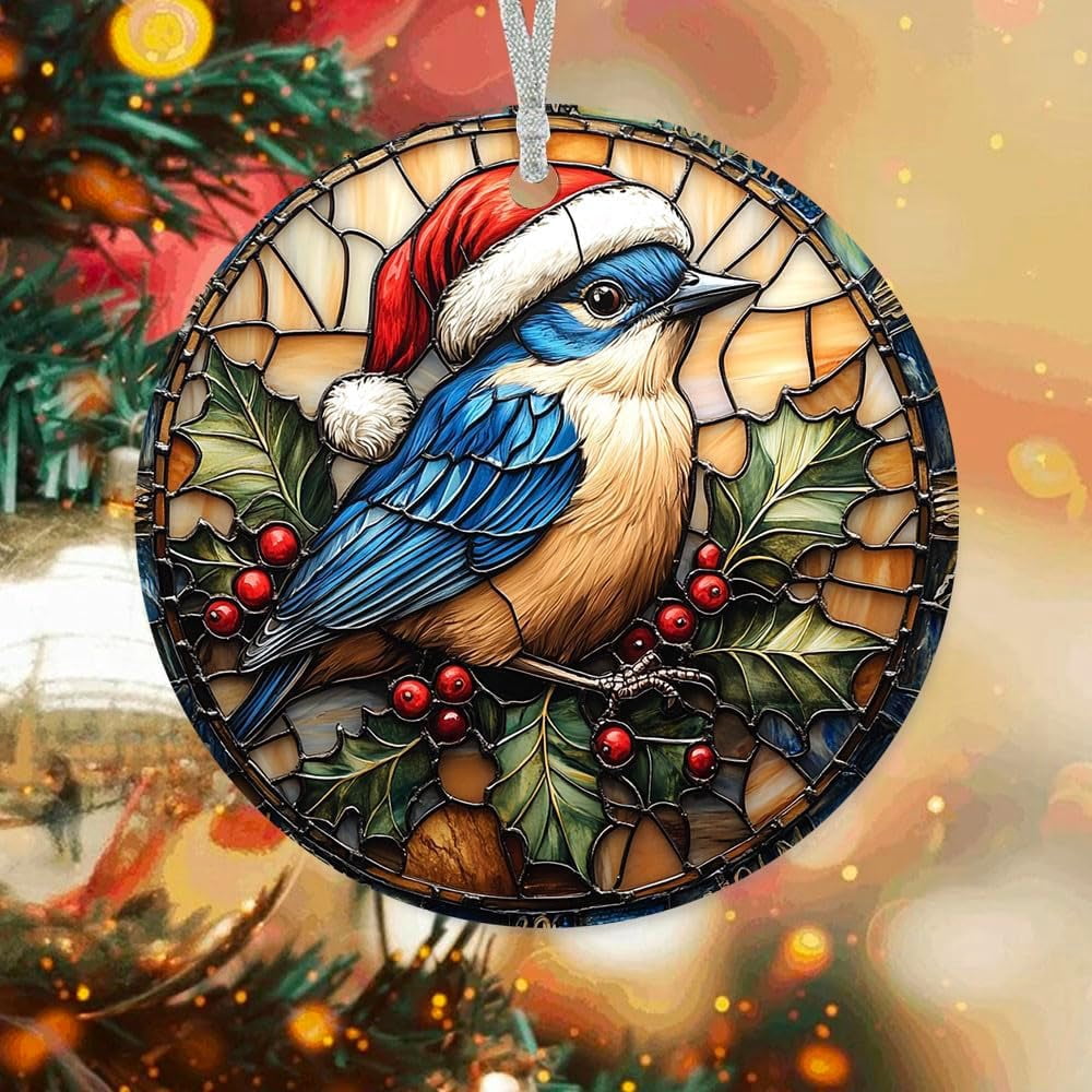 Eastern Bluebird Custom Ornaments 2025, Eastern Bluebird Ornament ...