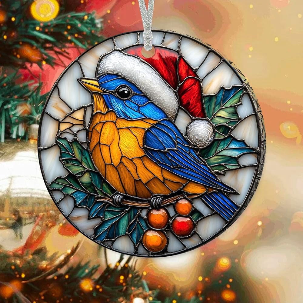 Eastern Bluebird Custom Ornaments 2025, Eastern Bluebird Ornament ...