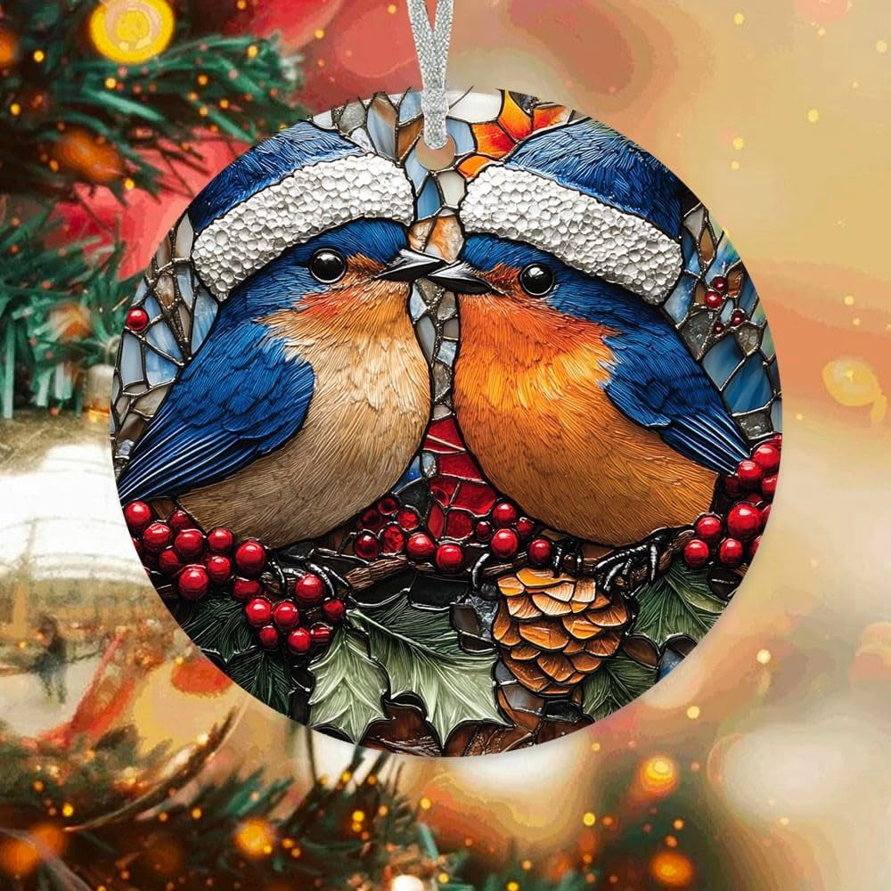 Eastern Bluebird Custom Ornaments 2025, Eastern Bluebird Ornament ...